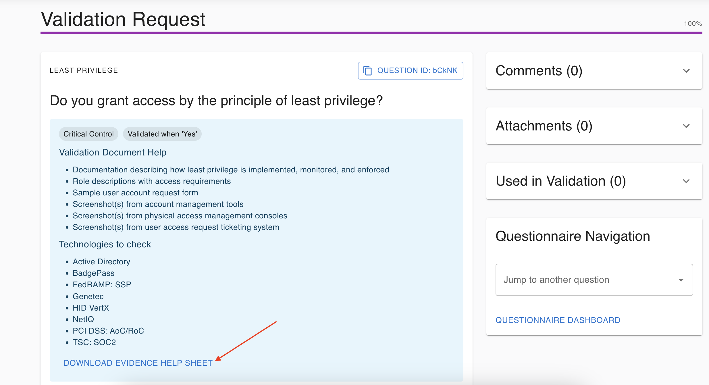 ProcessUnity Exchange Evidence Validation Guide – The ProcessUnity Exchange