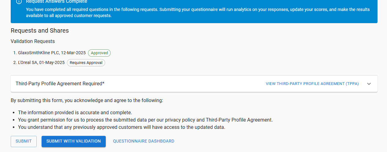 Validation Process – The ProcessUnity Exchange